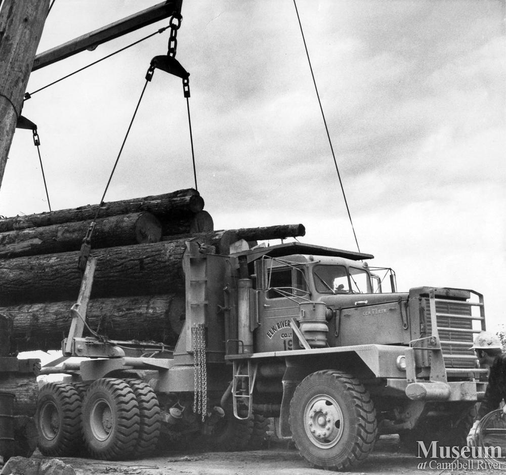 Loaded Logging Truck Campbell River Museum Online Gallery Loaded Logging Truck Campbell River Museum Online Gallery